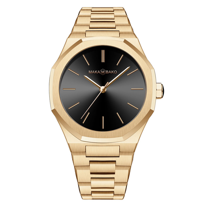 שעון Maka M Bako לגבר Mb3102 זהב משלוח חינם - כריזמה